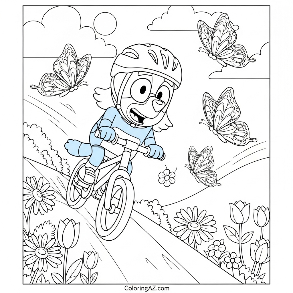 Bluey Activity Sheets: Enjoy Free Coloring Pages for Kids