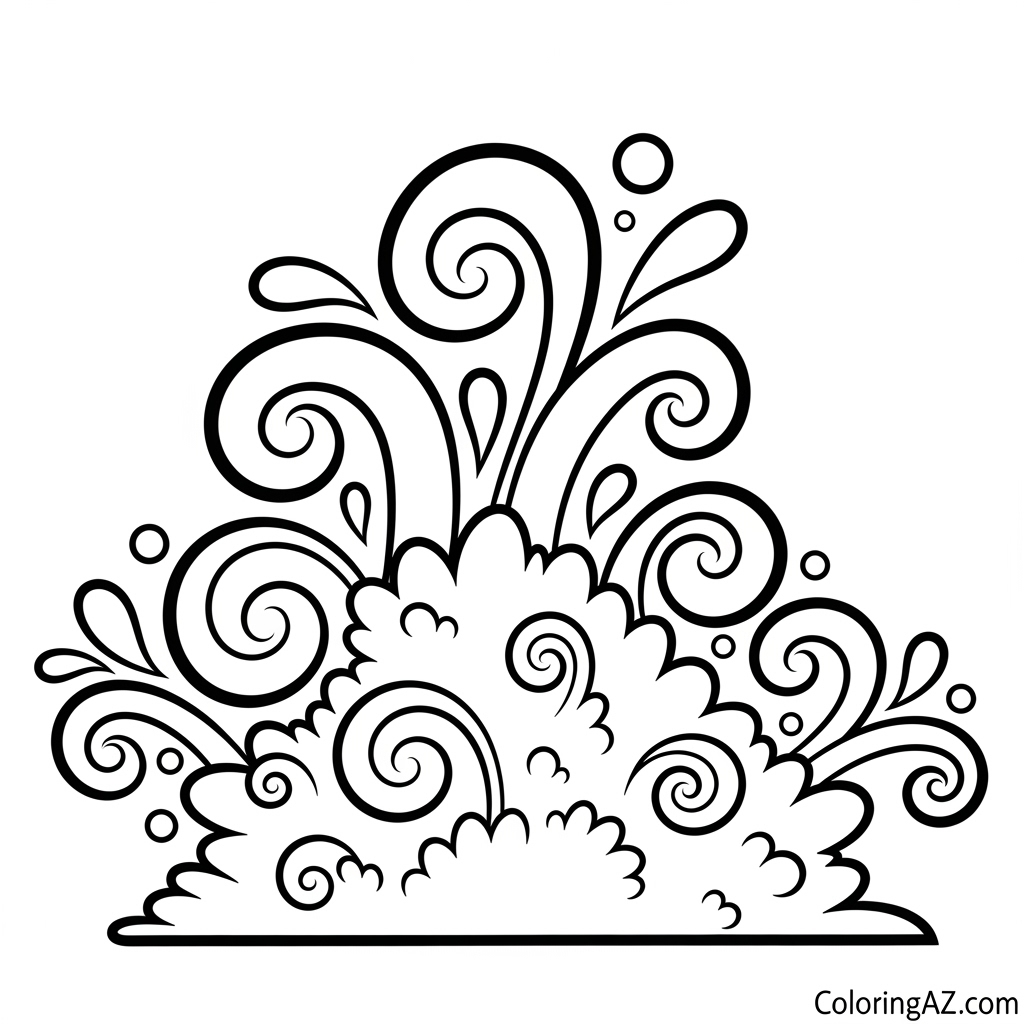 Coloring Pages Bushes: Download Free Printable Coloring Activities